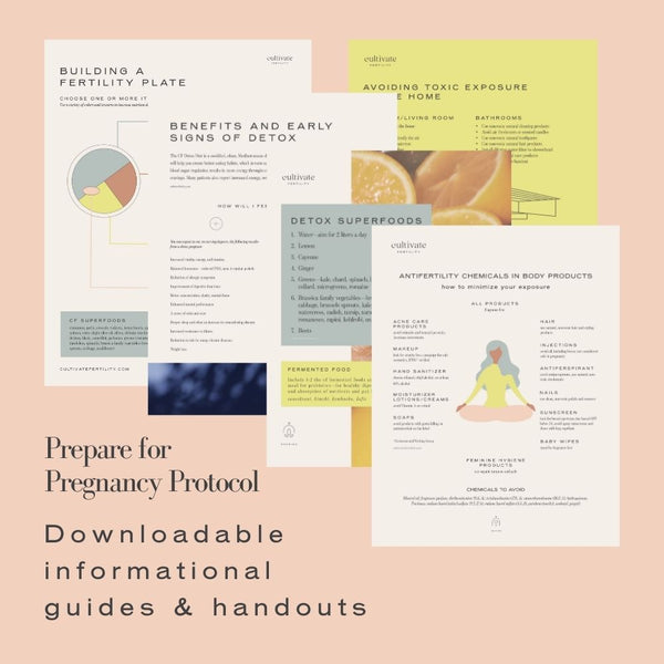 Prepare for Pregnancy Protocol - Self Study Course – Cultivate Fertility